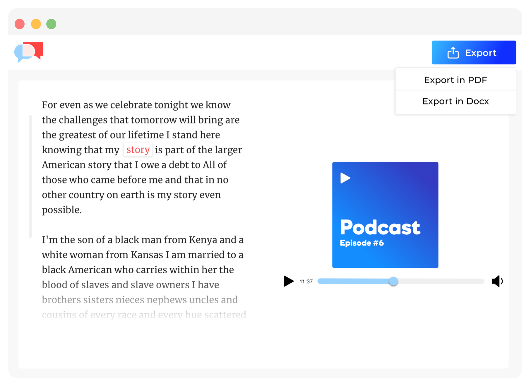 Audiotype | Speech-to-text for everyone