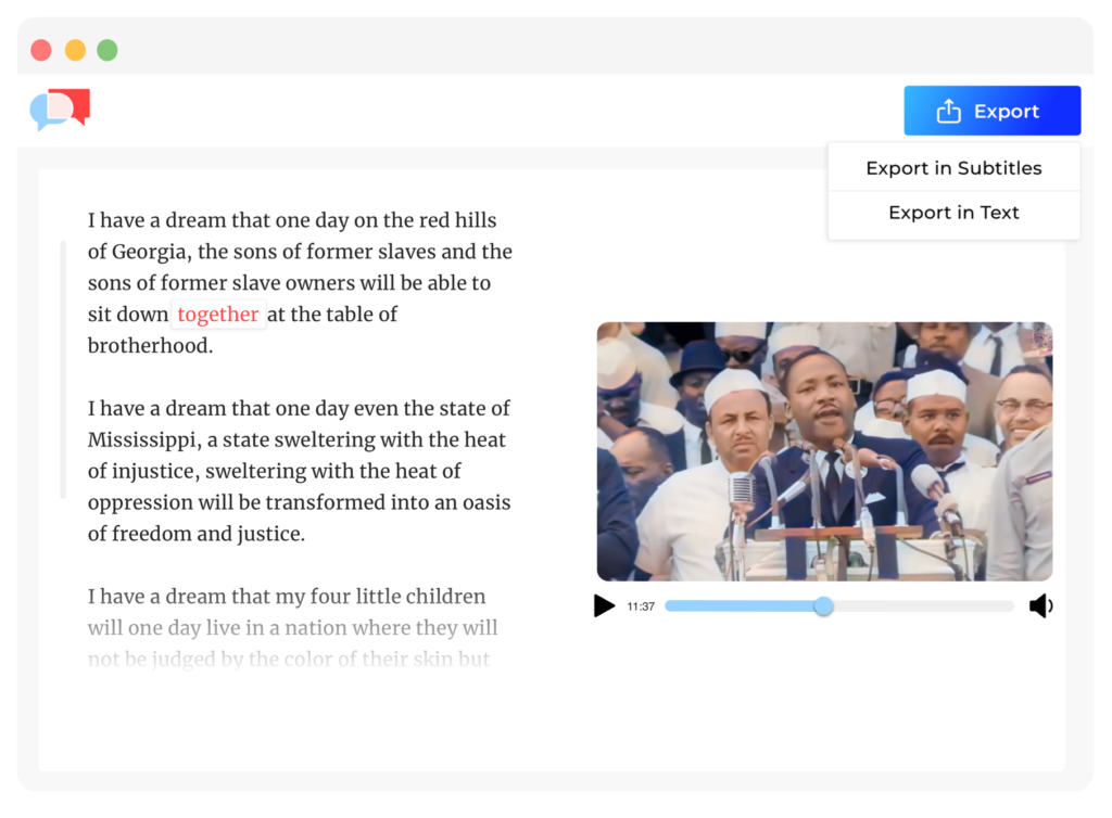 Audiotype | Speech-to-text for everyone